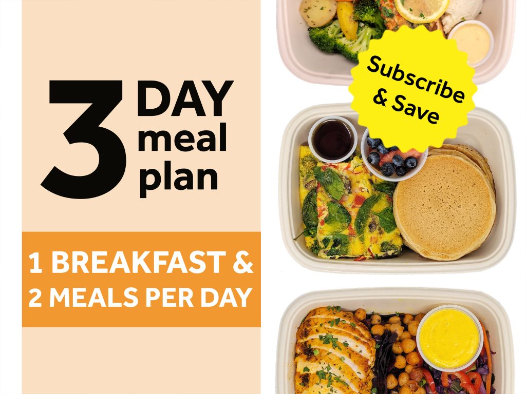 3 Meals/Day for 3 Days - Meal Plan Subscription