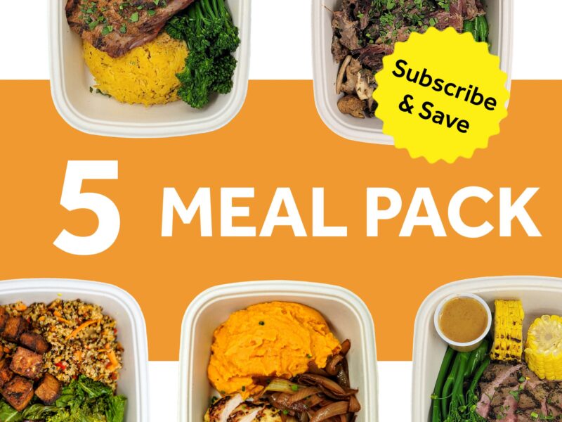 5 Meal Pack (Subscribe and Save) - Mademeals